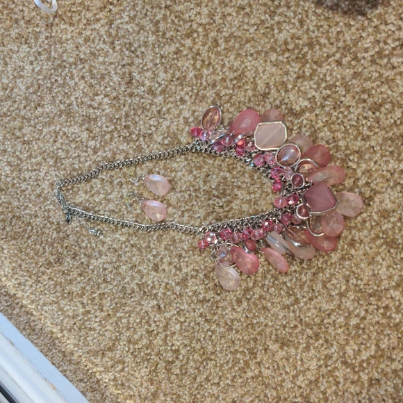 Charming Charlie | Jewelry | Charming Charlie Pink Necklace And ...